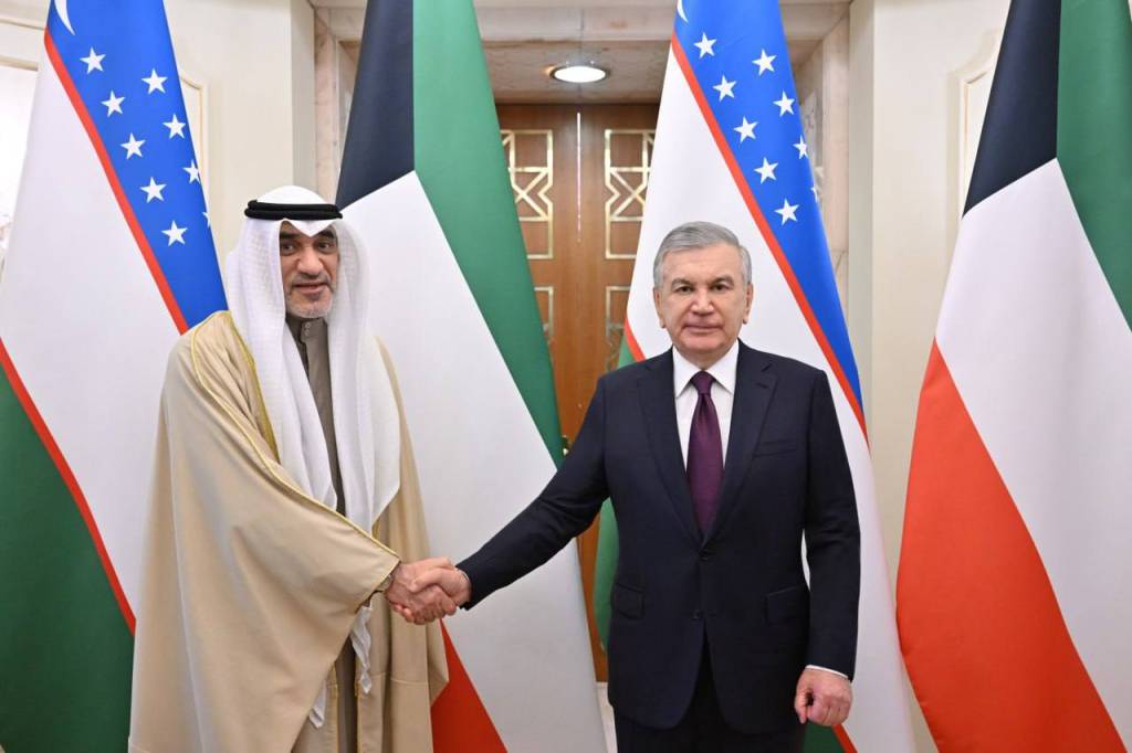 El Presidente de Uzbekistán recibe al Jefe del Gobierno de Kuwait
